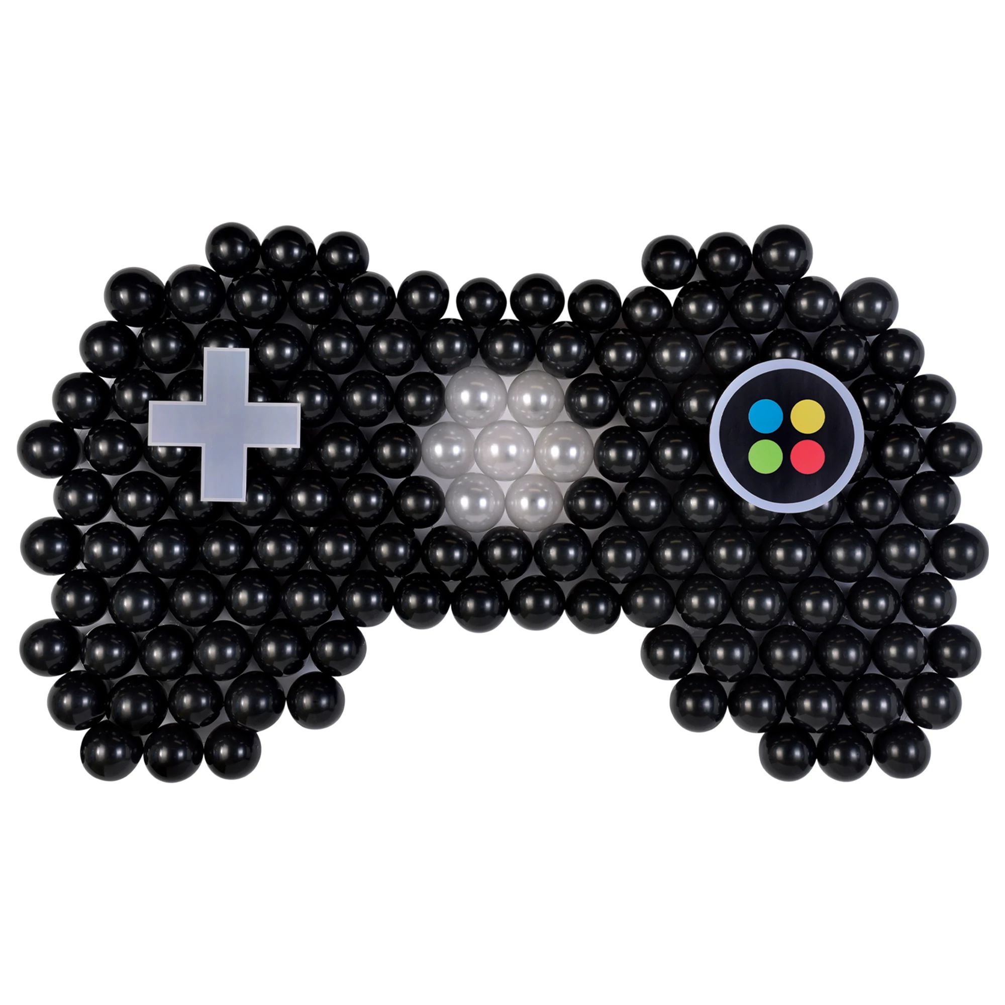 Video Game Controller Air-Filled Sculpted Latex Balloon Backdrop Kit ...