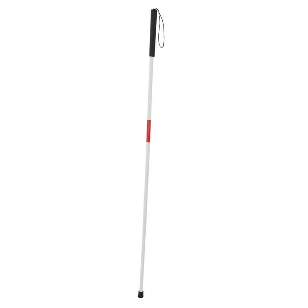 Aluminum Mobility Folding White Cane for Impaired and People with Wrist ...