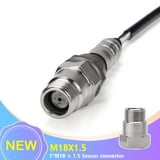 TONAIN 2Pcs Connector M18x1.5 Thread Adapter, Stainless Steel Straight ...