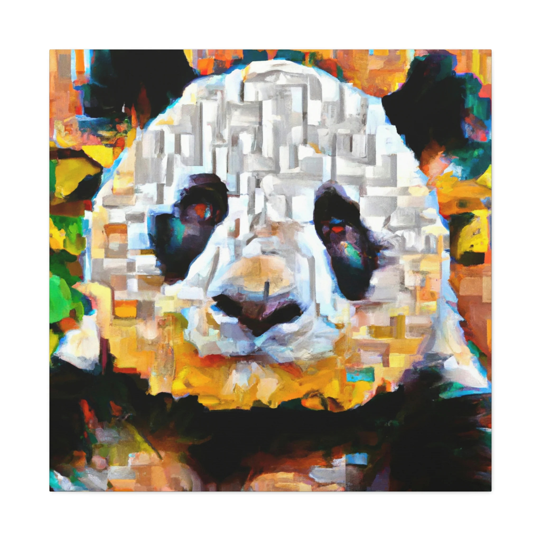 Giant Panda Wonderland - Canvas - Walmart.com