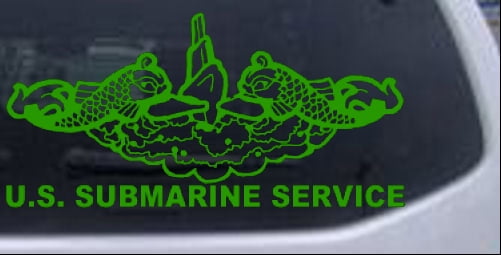 U.S. SUBMARINE SERVICE Car or Truck Window Decal Sticker - Walmart.com