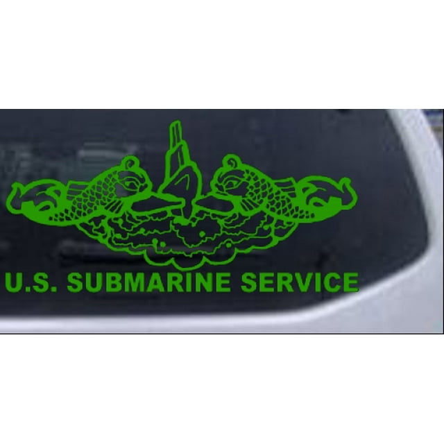 U.S. SUBMARINE SERVICE Car or Truck Window Decal Sticker - Walmart.com