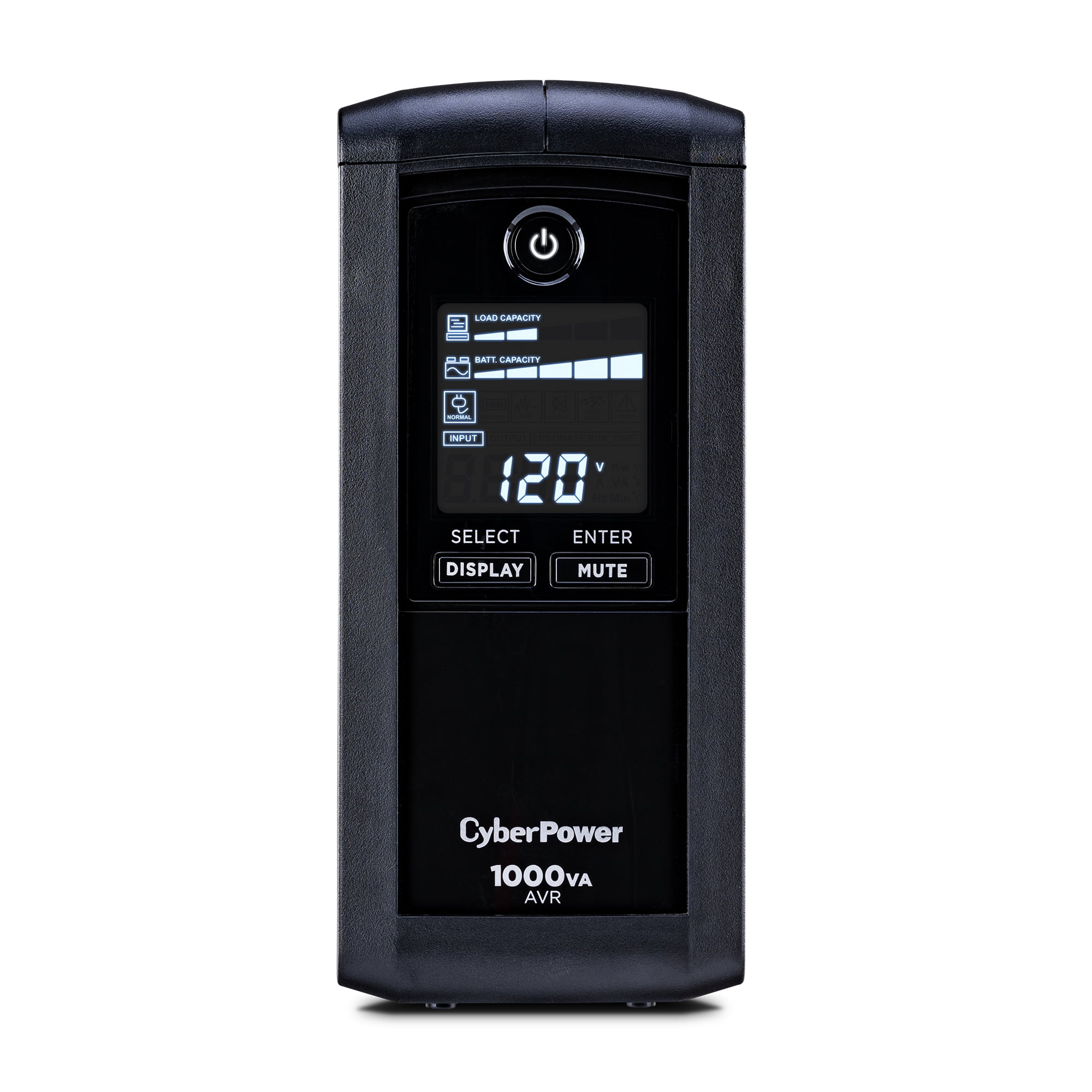 CyberPower CP1000AVRLCD 9 Outlet Battery Backup UPS System - Walmart.com