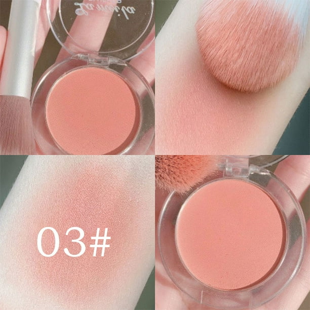 HHEN Powder Blush Soft and Puffy Cheek Long-lasting Blush Natural Cheek ...