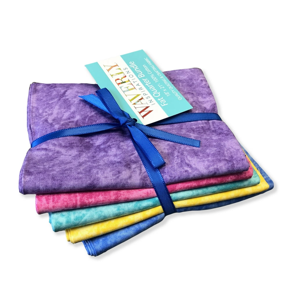 Waverly Inspirations 100% Cotton 18" x 21" Fat Quarter Batik Bundles ...