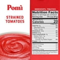 Pomi Strained Tomatoes, 26.46 oz, 1/4 Cup per serving, 12 servings per ...
