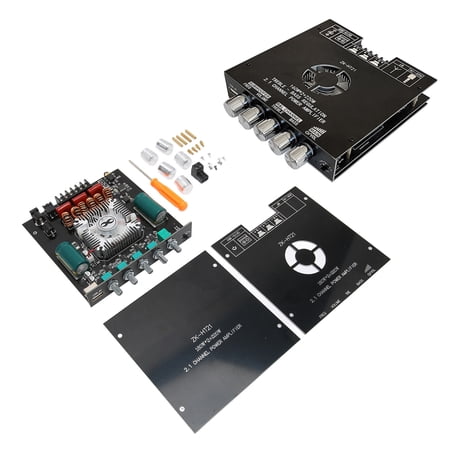 BT Power Amplifier Board , USB Amplifier Board Built in Cooling Fan PCB ...