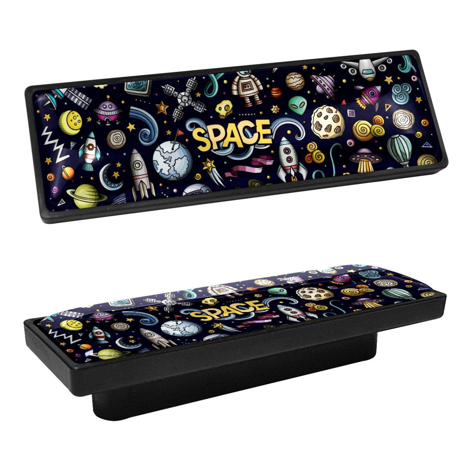 4 Pcs Rectangle Cabinet Handle Cupboard Knob Drawer Pulls Handle Space ...