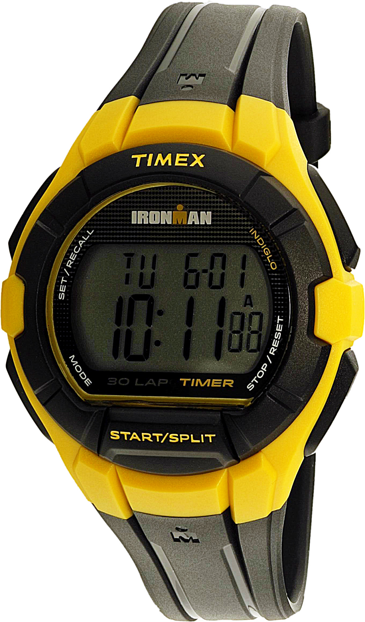 Timex Men's TW5K95900 Black Polyurethane Quartz Sport Watch | Walmart ...