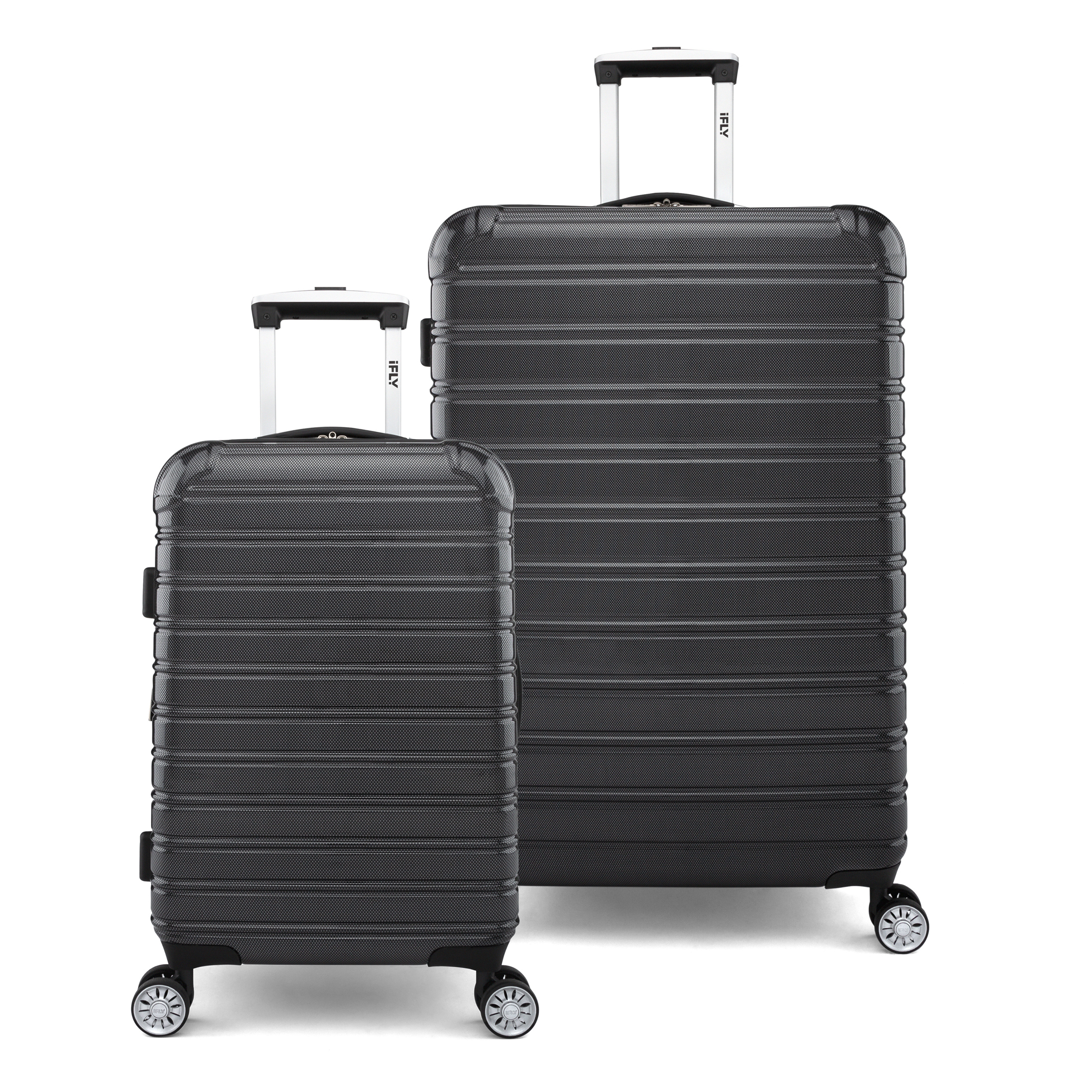 IFLY Hardside Luggage Fibertech 2 Piece Set 20 inch Carry on And 28