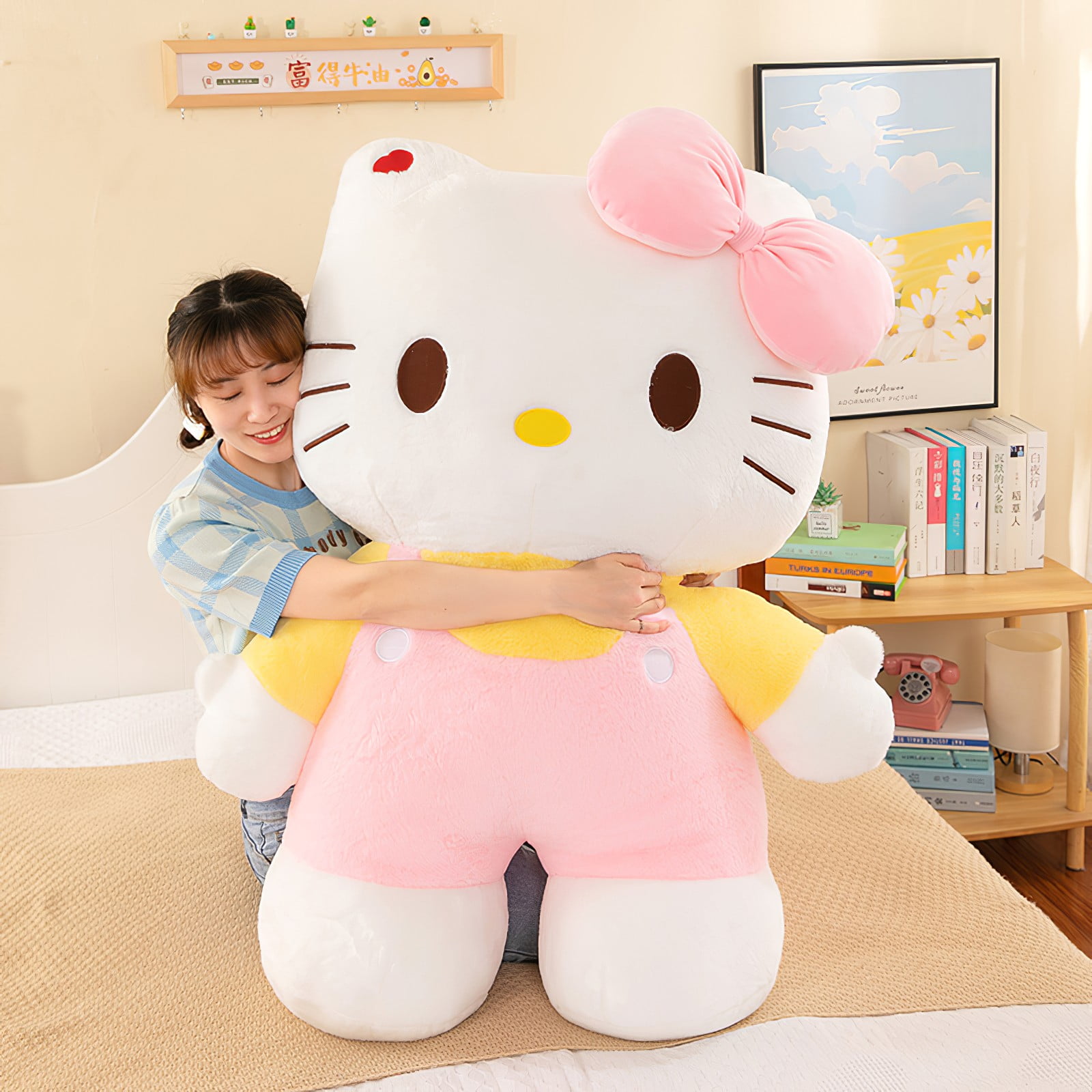 Click here for Zxnp 80cm Cartoon Sanrio Hello Kitty Plush Toy Kaw... prices