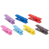 Miniature Colored Wooden Clothespins with Jute String for Crafts (1.4 ...