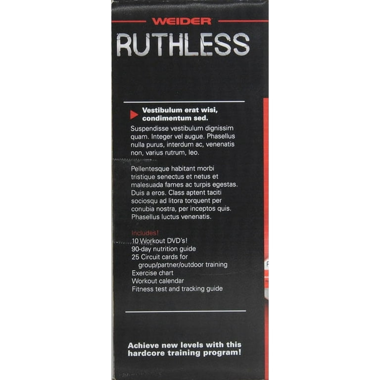 Ruthless Dvd Workout Calendar | EOUA Blog