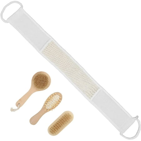 Bath Shower Scrubber Set, 4pcs Exfoliating Back Scrubber Men Women Back ...