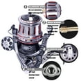 New Seawater Proof Fishing Reel 8000-12000 All Metal 10+1 Ball Bearings ...