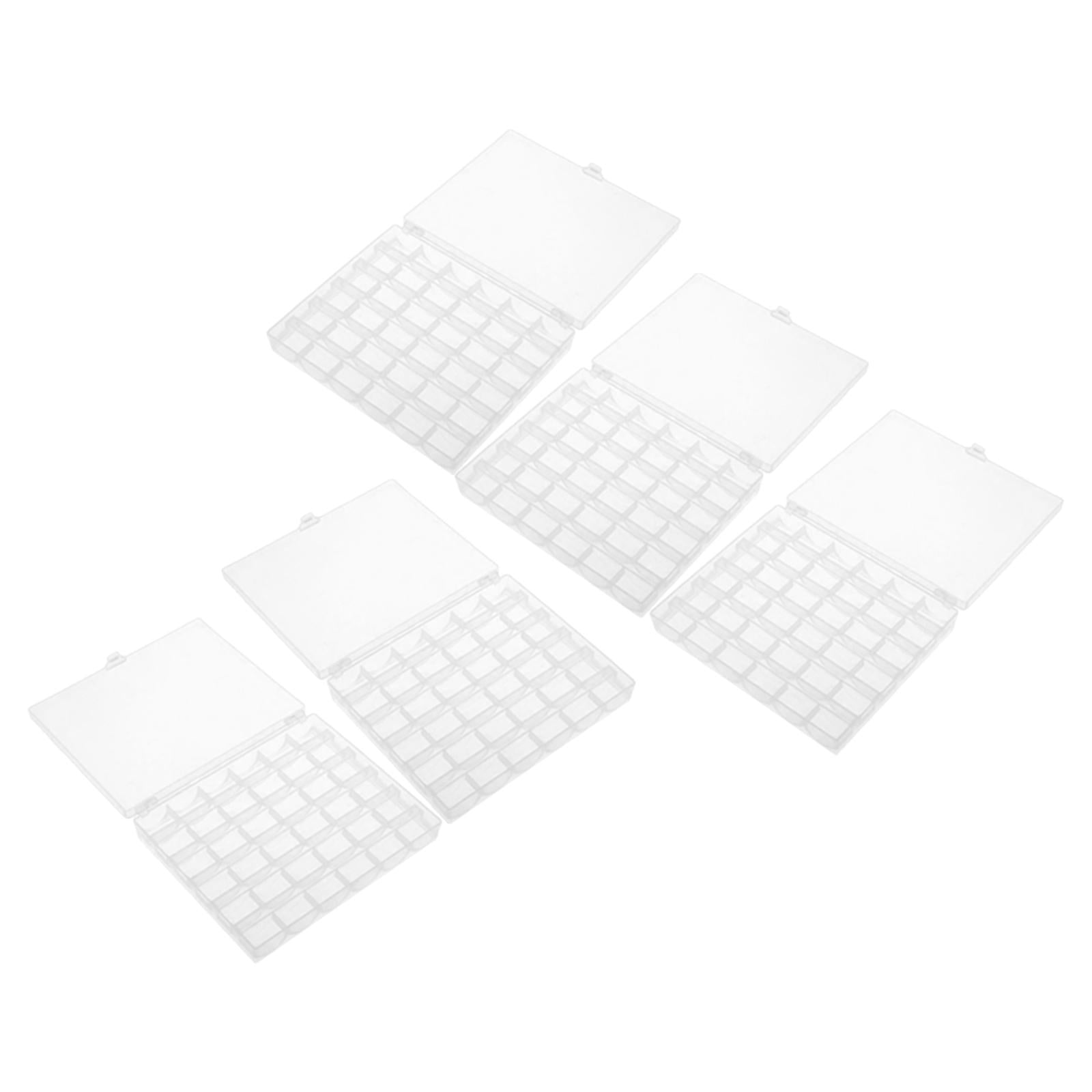 5x 36 Grid Embroidery Storage Boxes, Floss Bobbins Craft Supplies ...