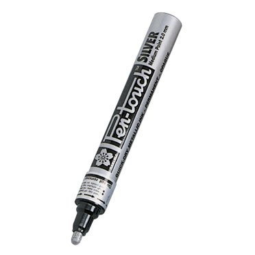 Pilot Metallic Permanent Marker, Extra-Fine, Silver - Walmart.com