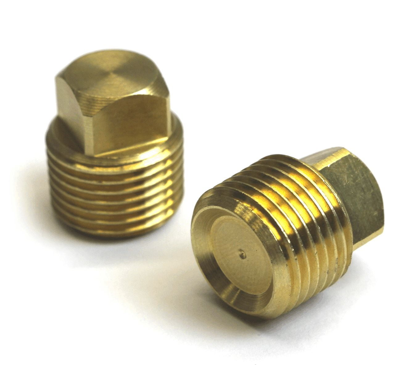 2 Pack Solid Brass Boat Hull Spare Garboard Drain Plug Sea Ray Bayliner ...