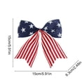 Decorative Bow Patriotic Wreath Bow for Independence Day Home Decor ...