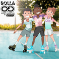 Crazy Skates Rolla Beginner Outdoor Roller Skates for Kids - Sneaker ...