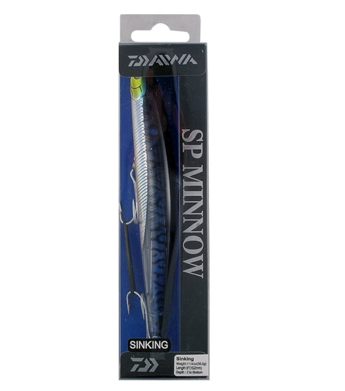 Daiwa Salt Pro Minnow DSPM15S42 Translucent Blue Mack Sinking Lure ...