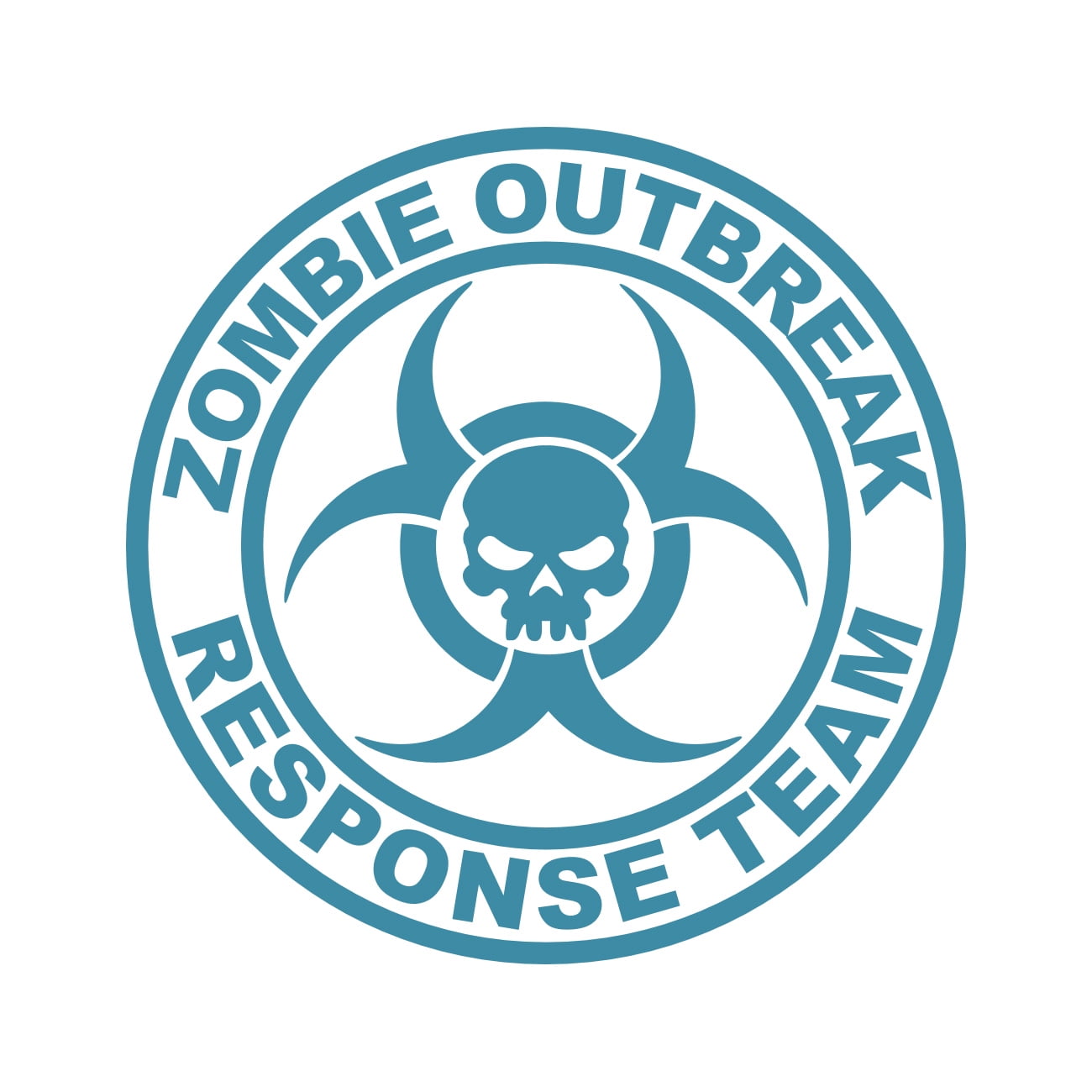 Zombie Outbreak Response Team Sticker Decal Die Cut - Self Adhesive ...