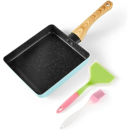 ZC5HAO Japanese Omelette Pan,5"×7" Nonstick Tamagoyaki Egg Pan ...