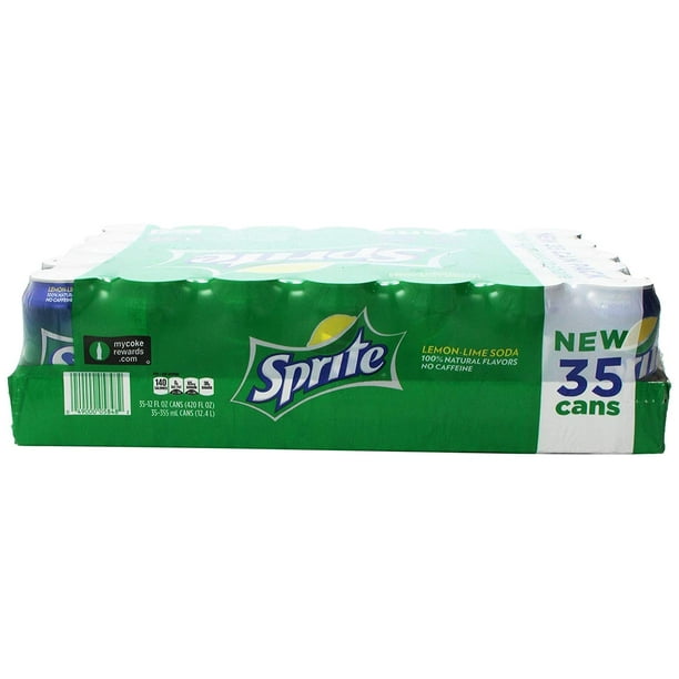 Sprite Lemon Lime Soda Cans, 12 Ounce (Pack of 35) - Walmart.com ...
