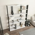 Jeni 63'' Accent Bookcase Bookshelf Display Unit for Livingroom ...