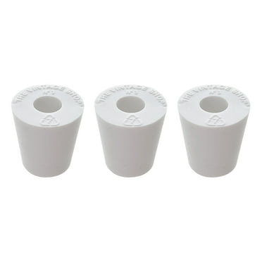 Drilled Rubber Stopper #6 (Set of 3) - Walmart.com
