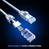 Maximm Cat6 Ethernet Cable, 300 Ft, UTP LAN Cable, RJ45 Network ...