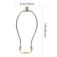 2pcs Lamp Shade Holder Lampshade Bracket Harp Kit, Golden Iron Hardware ...