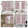 Butterfly and Geometric Green Pattern Blackout Curtains,Triple Weaved ...