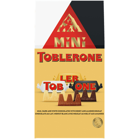 Toblerone Tiny, Assorted European Chocolate Bars, 15 individually ...