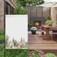 Bear Deer Fox Rabbit House Flags For Outdoor, Rustic Green Forest ...