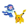 Pokemon Series 1 Pikachu & Popplio Articulated Battle Mini Action ...