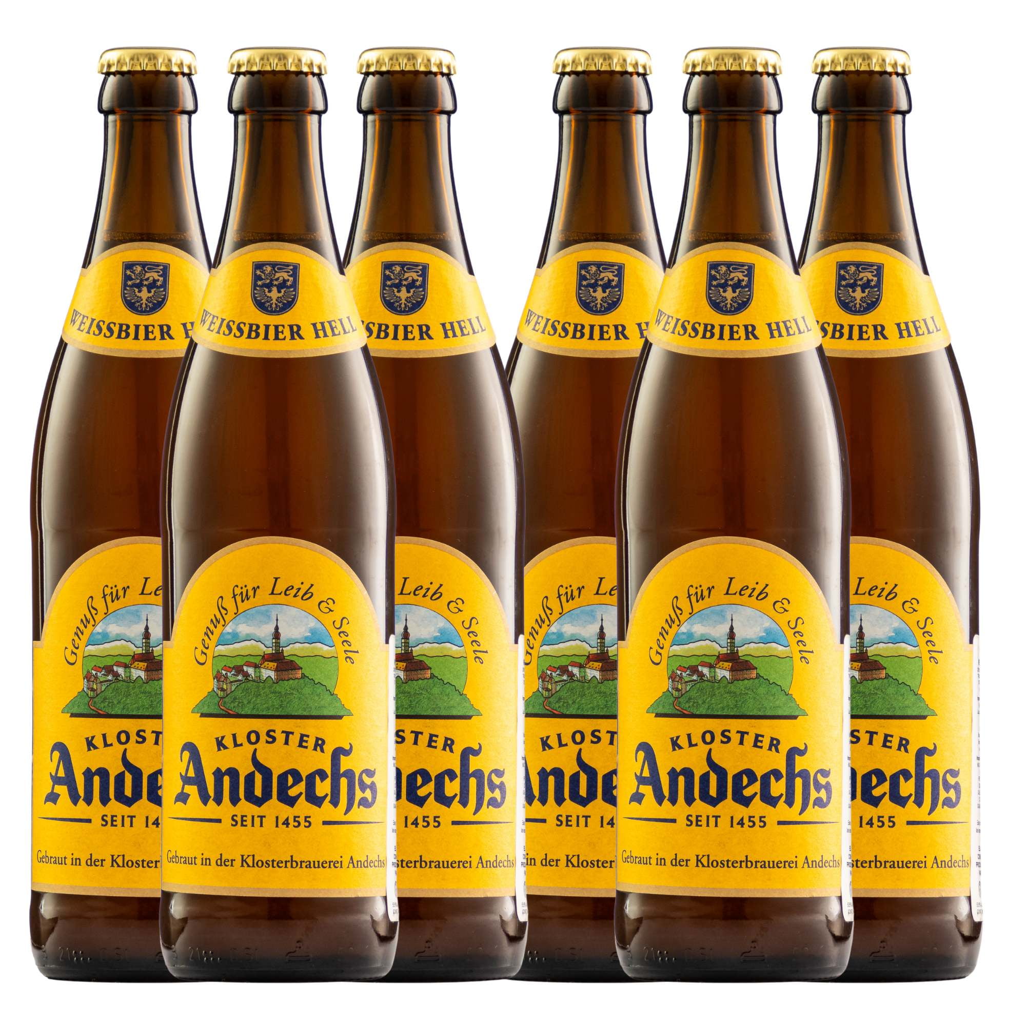 Six Pack Cerveza Andechs Weissbier Hell 500 Ml Andechs Weissbier Hell ...