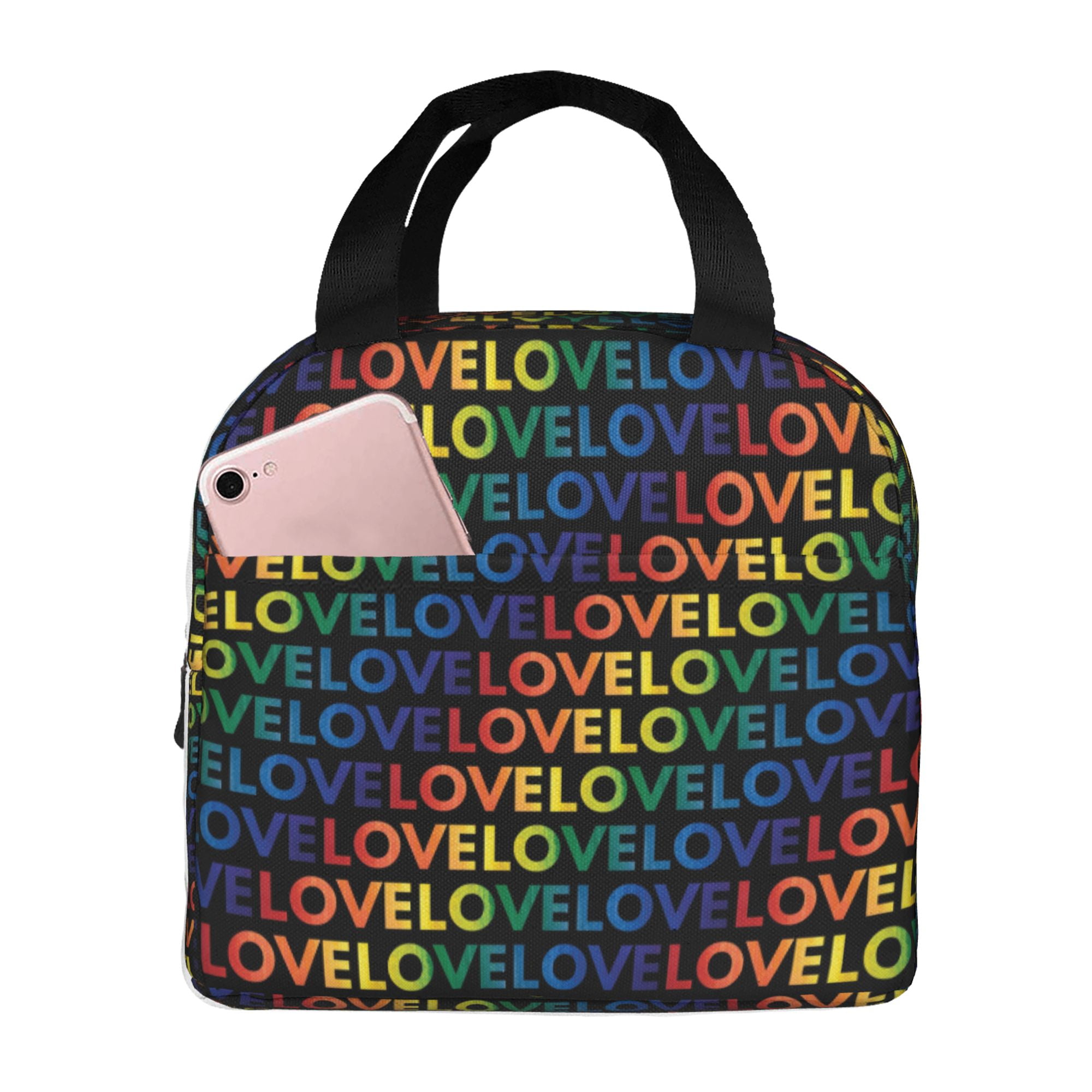 ZICANCN Lunch Bag for Women Men , Rainbow Lgbt Pride Reusable Cute ...