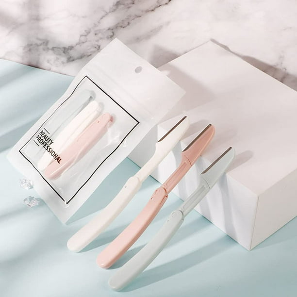 Foldable Eyebrow Trimmer Painless Facial Razors Portable Eyebrow ...