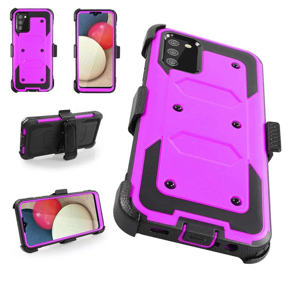 FIEWESEY for Samsung Galaxy A02S Case,Heavy Duty High Impact Resistant ...
