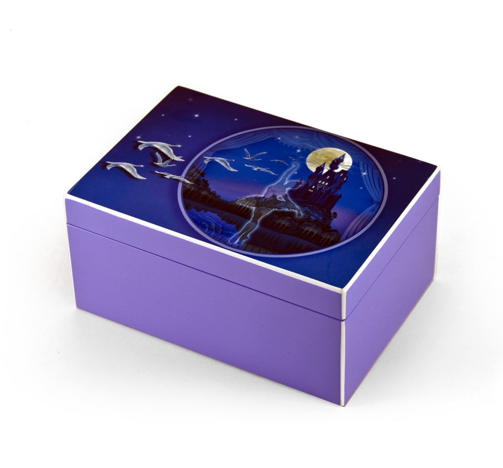 Hi-Gloss Purple Enchanted Ballet Musical Jewelry Box By Twinkle™ - King ...