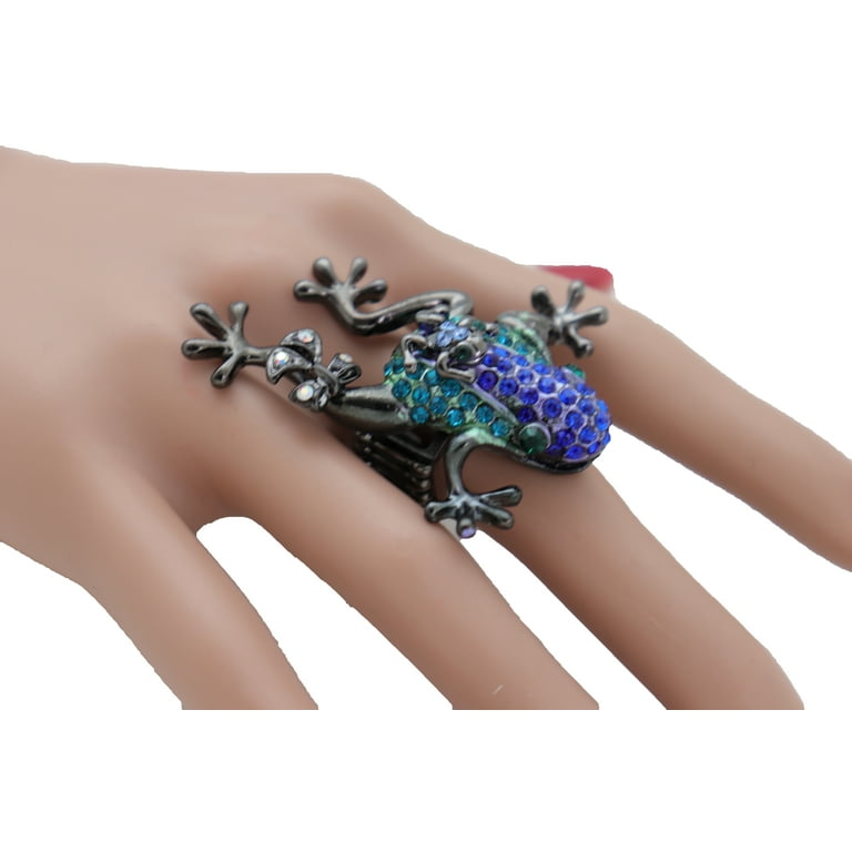 Metal frog ring store