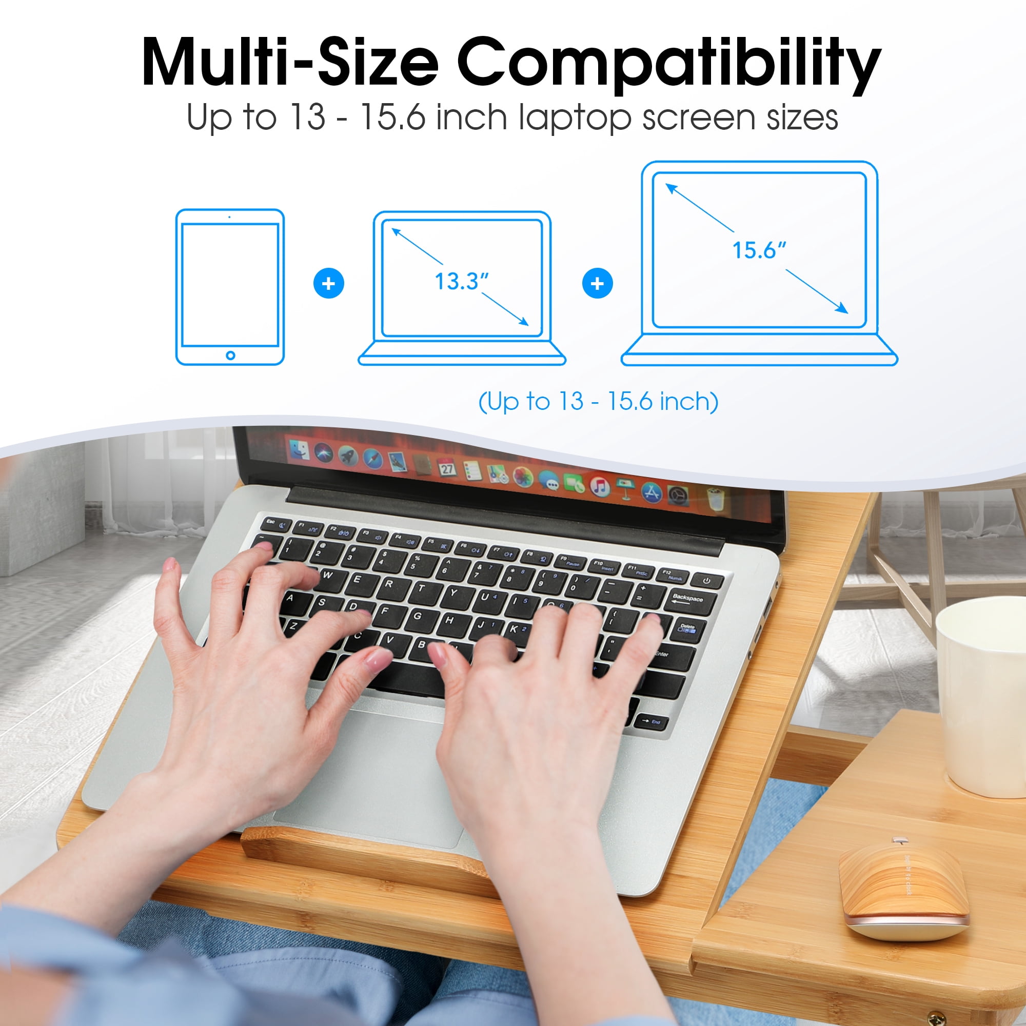 Qunler Lap Desk, Naturally Bamboo Folding Bed Desk, Philippines | Ubuy