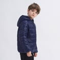 Boys Winter Puffer Jacket Kids Hooded Quilted Coat Warm Lightweight Water-Resistant with Pockets ...