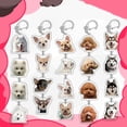 Giaone Cute Dog Key Chain Stylish Acrylic Keychain for Pet Owners Charm ...