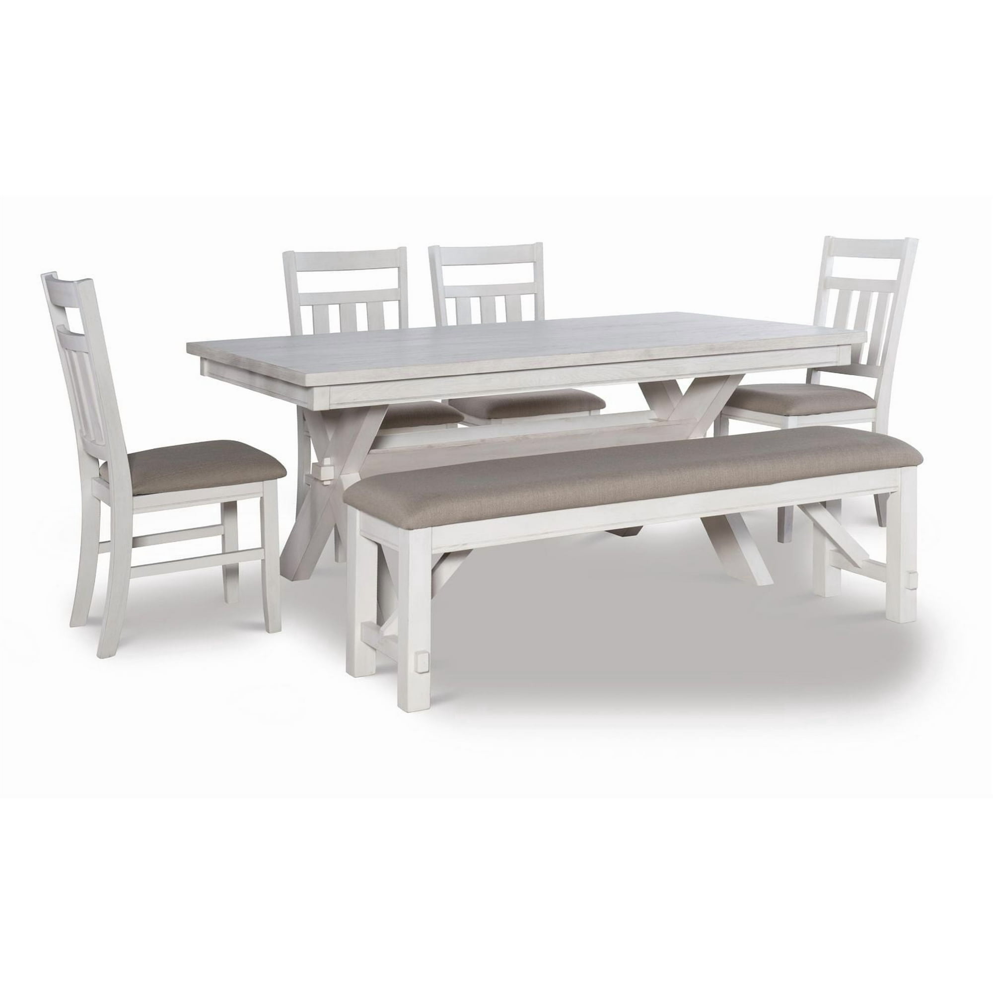 Click here for Linon Padilla 6-Piece Dining Set  White prices
