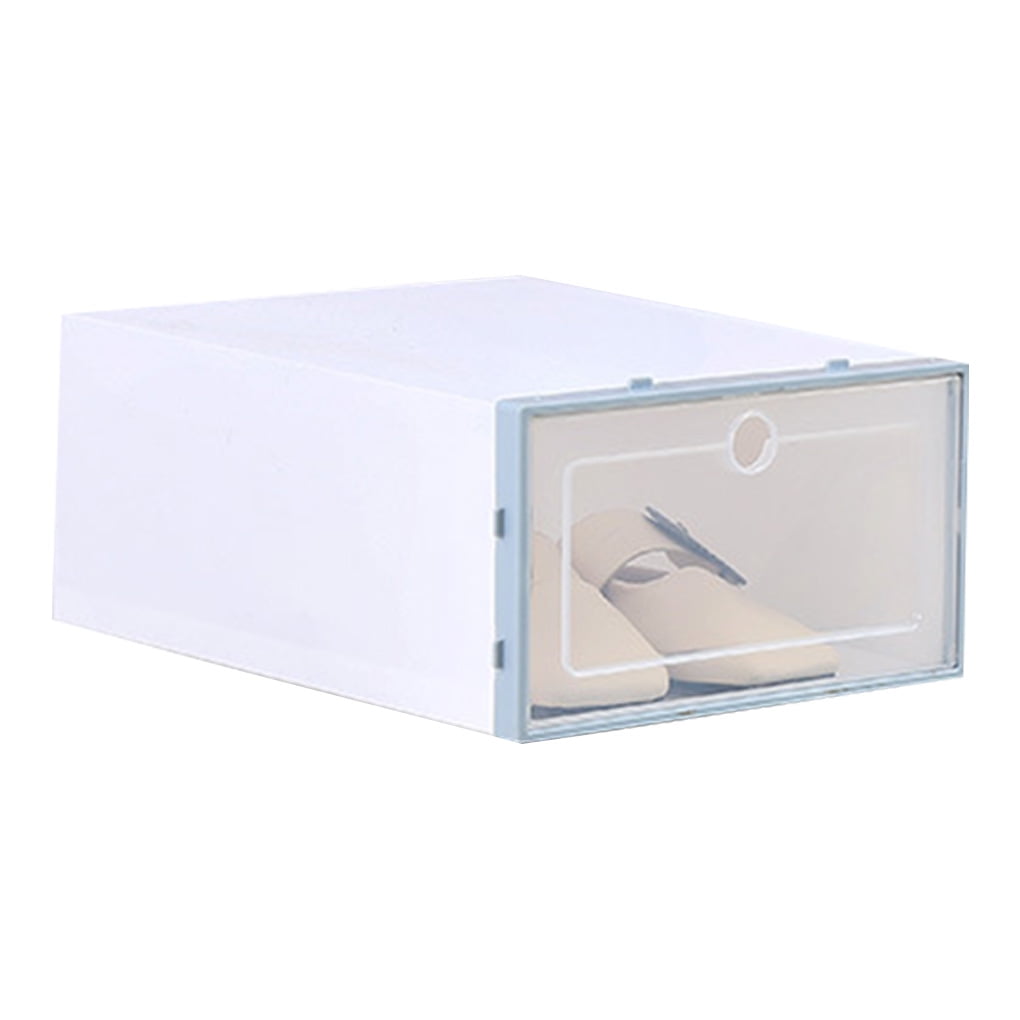 Flip Shoes Box Transparent Drawer Case Plastic Shoe Boxes Stackable ...