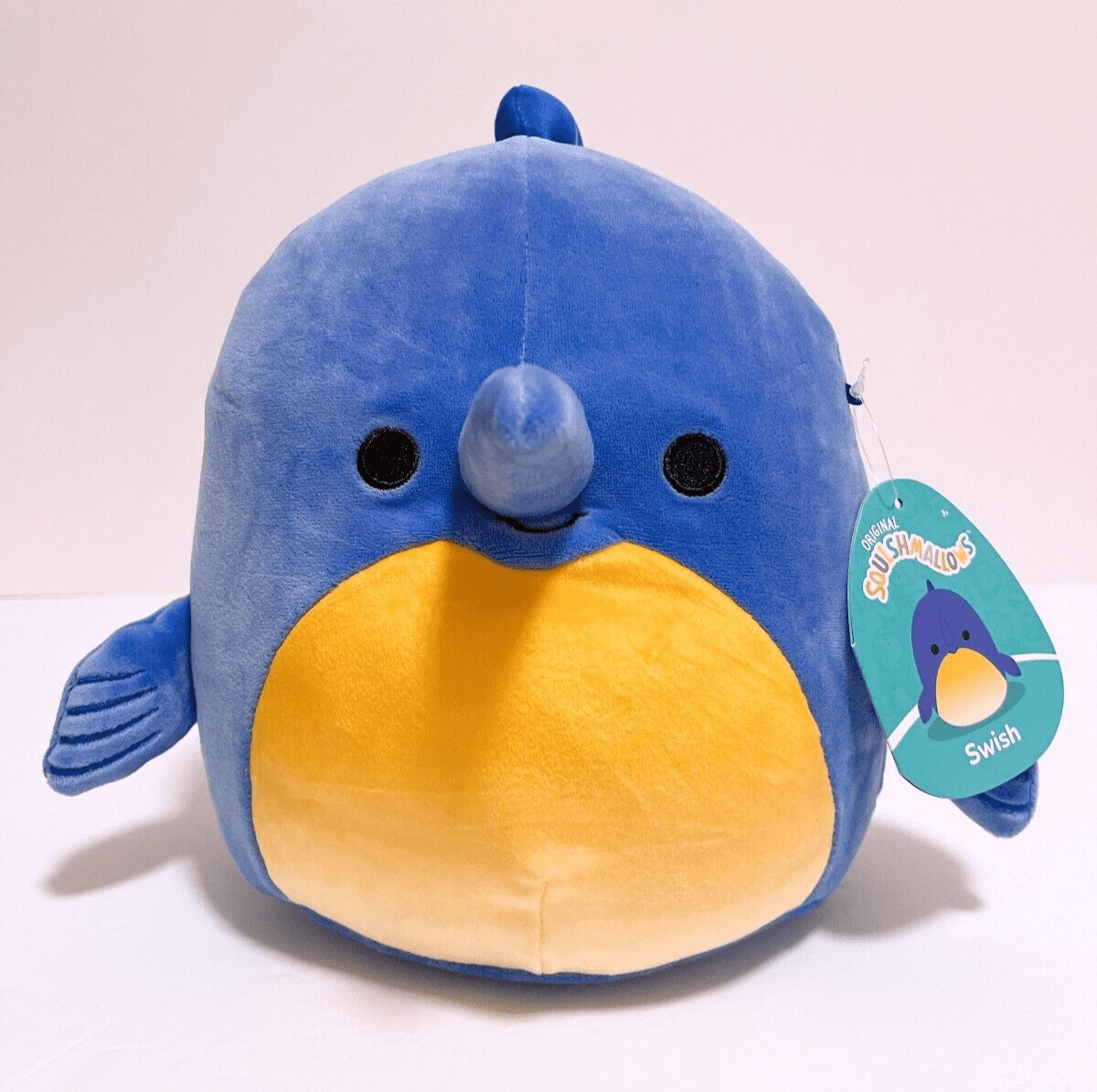 Squishmallows Sealife Animal 8" Swish the Blue Swordfish Plush Doll Toy ...