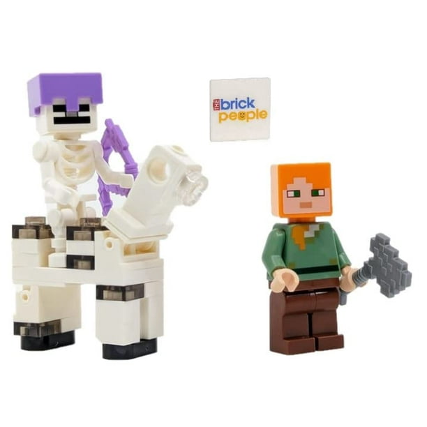 LEGO Minecraft: Alex with Skeleton and Skeleton Horse Mini Set LEGO ...
