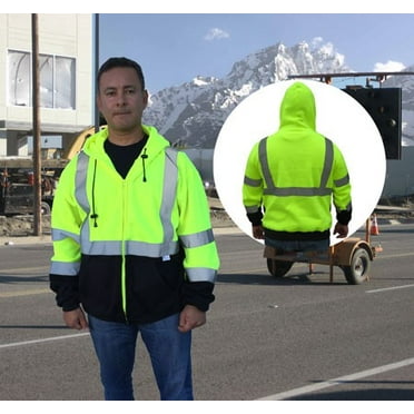 Safety Depot Safety Jacket Class 3 ANSI Approved 8 Pockets, Reversible ...